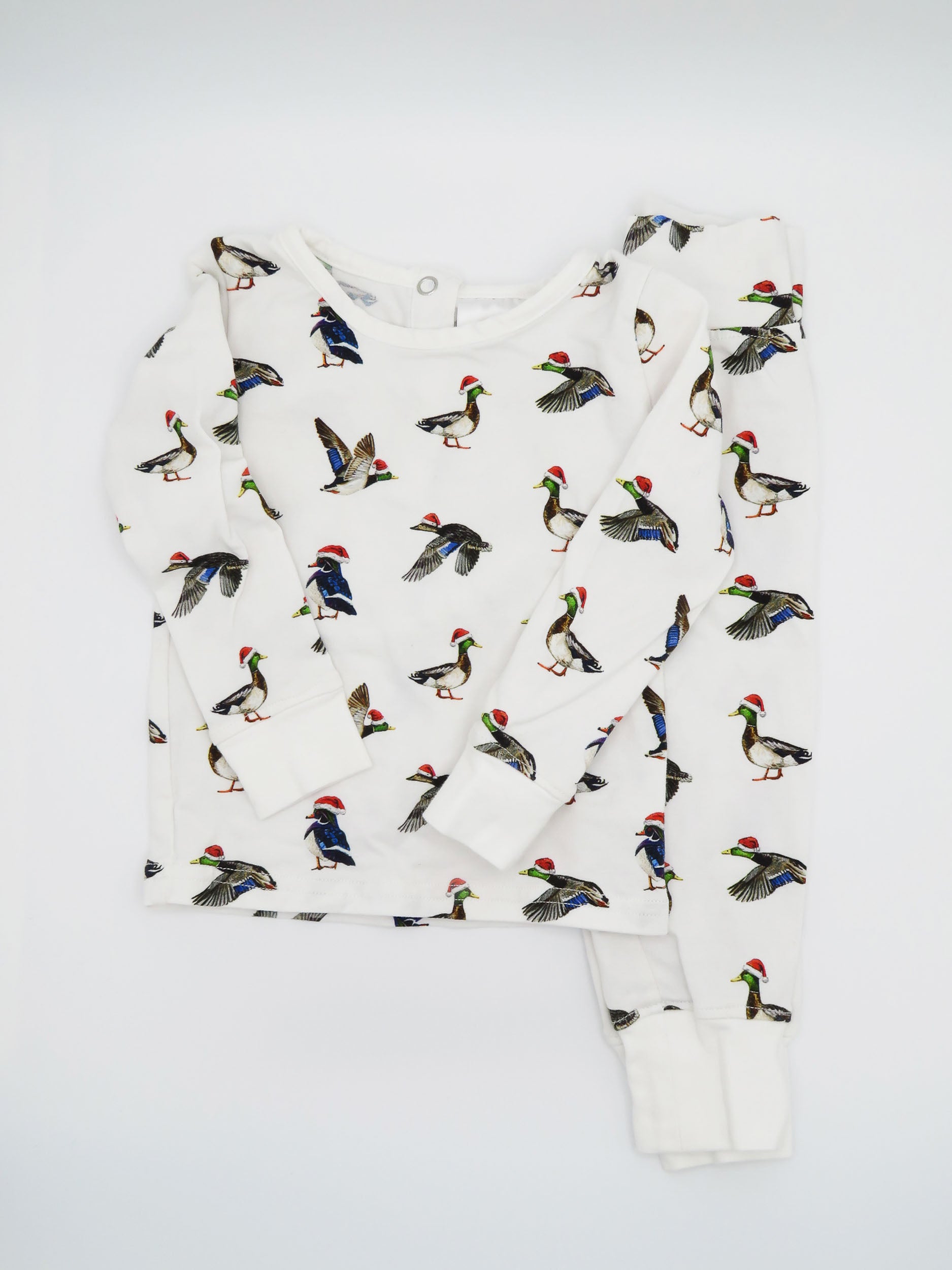 Duck the Halls Pajamas – Soft & Comfy Christmas Duck Print Pajamas ...